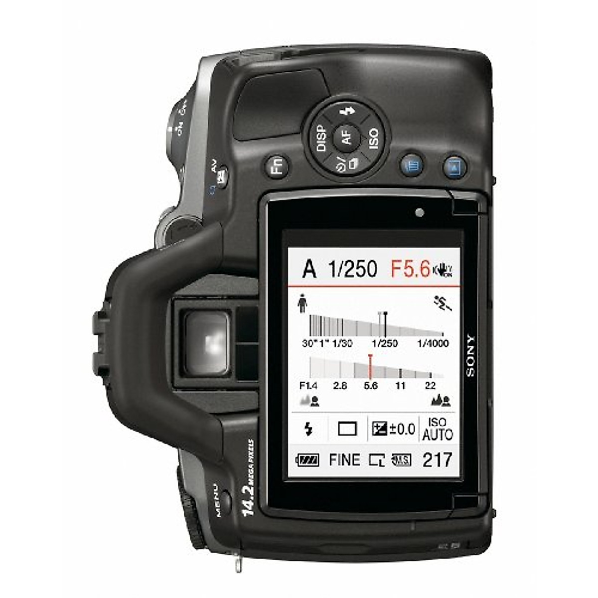 Sony Alpha A380Y 14.2 MP Digital SLR Camera with Super SteadyShot INSIDE Image Stabilization and 18-55mm and 55-200mm Lenses