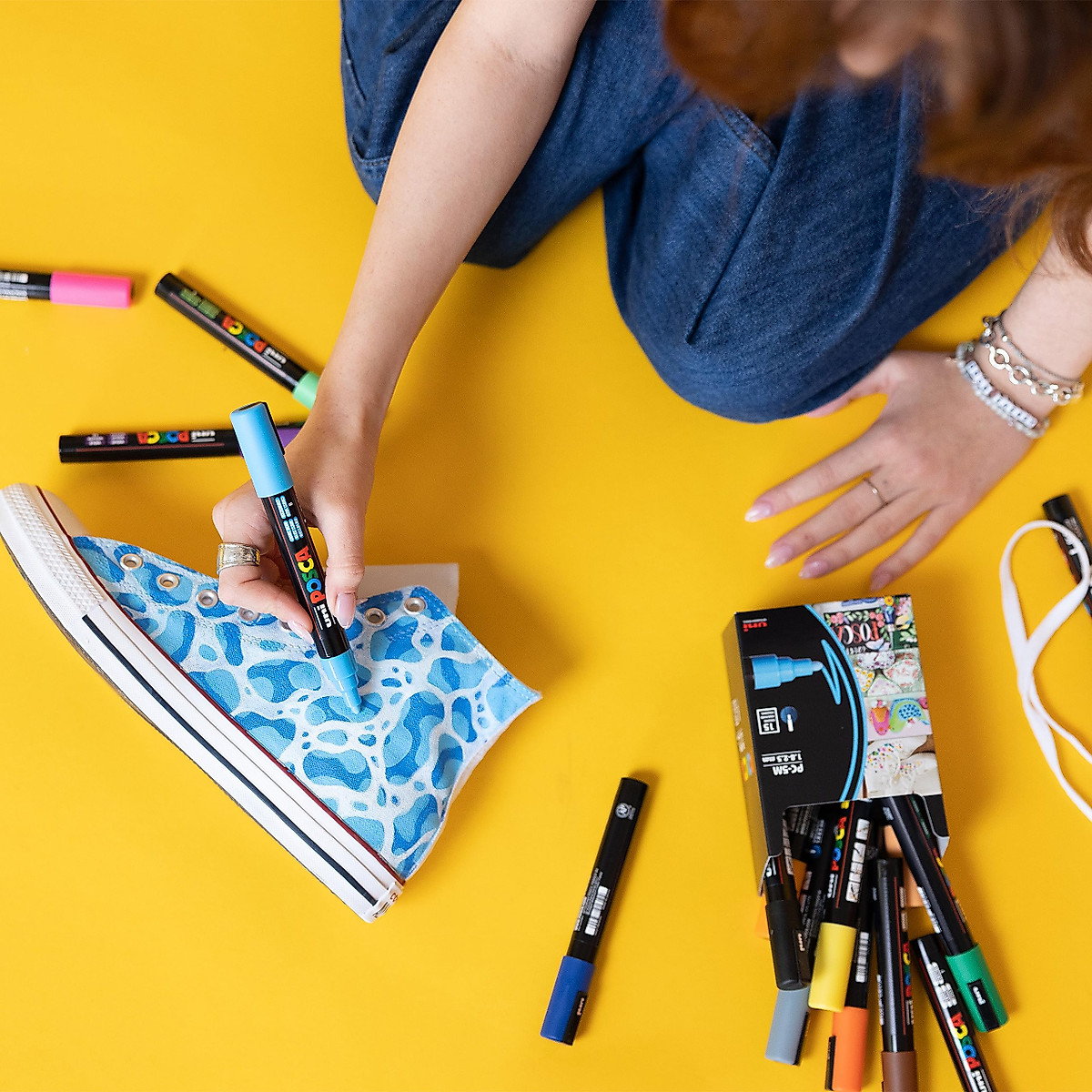 Posca Acrylic Paint Marker, Ultra-Fine, Black