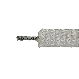 5/16 inch Wire Center Polyester Flagpole Rope - 100 Foot Spool | Industrial Grade - High UV and Abrasion Resistance - Tamper Resistant Steel Cable Core