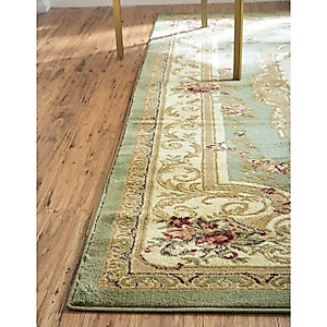 Unique Loom Versailles Collection Traditional Classic Floral Motif Area Rug (4' 0 x 6' 0 Rectangular, Burgundy/ Ivory)