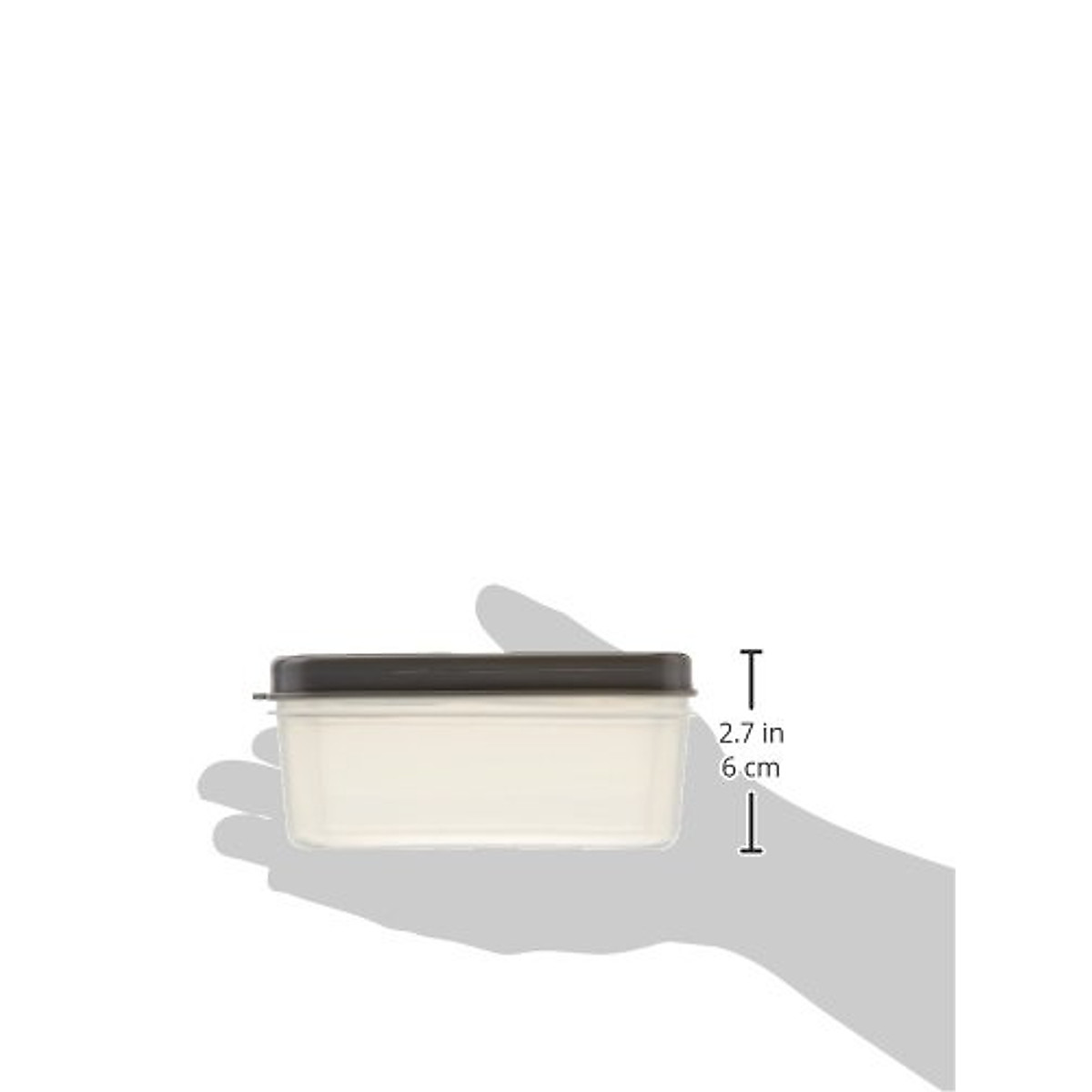 Fit & Fresh JAXX Set of Three Containers, Extra / Replacement Containers for FitPaks, Leak Proof, Reusable, BPA-Free, Square 2.75-Cup Capacity, Gray