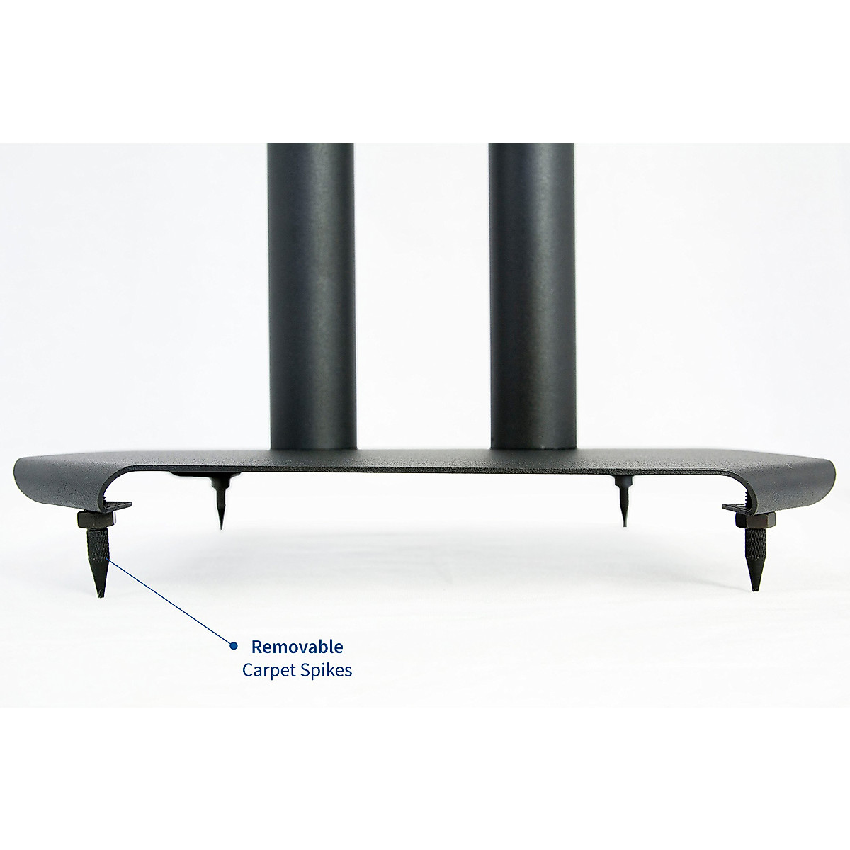 VIVO Premium Universal 25 inch Floor Speaker Stands for Surround Sound and Book Shelf Speakers, 2 Stands Included, STAND-SP03B…