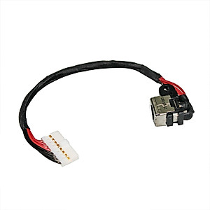 GinTai DC Power Jack with Cable Replacement for ASUS ROG GL551JW-XO376 GL551VW-FY250T GL551VW-FY249T GL551JM-FH71 GL551JW-AH71 GL551JW-WH71 GL551JM-EH74 GL551JM-DH71 GL551VW-FY250T