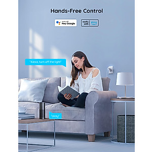 Govee Smart Plug, WiFi Bluetooth Outlets 4 Pack Bundle Smart Light Bulbs, WiFi Bluetooth Color Changing Light Bulbs Work with Alexa and Google Assistant