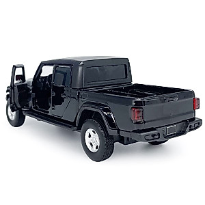 Wrangler Gladiator Toy Trucks for Boys Pickup Truck Diecast Model Car 1/36 SUV Pull Back Toy Cars Vehicle, Doors Open, Alloy Casting Metal, Toys for Kids Birthday Gifts Adults Men Collection