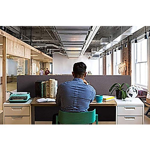 Stand Steady ClipPanel Desk Mounted Privacy Panel | Height Adjustable Desk Divider| Easy Clamp on Privacy Screen or Modesty Panel - Reduces Up to 85% of Noise | (Charcoal / 60" x 24")