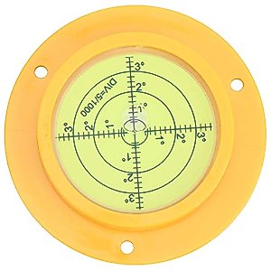 Bubble Spirit Level, 90x17mm Circular Bullseye Level Inclinometers for Phonograph for Turntable