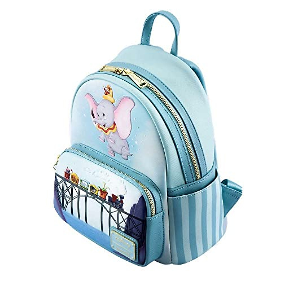 Loungefly Disney Dumbo 80th Anniversary Don't Just Fly Soar Womens Double Strap Shoulder Bag Purse