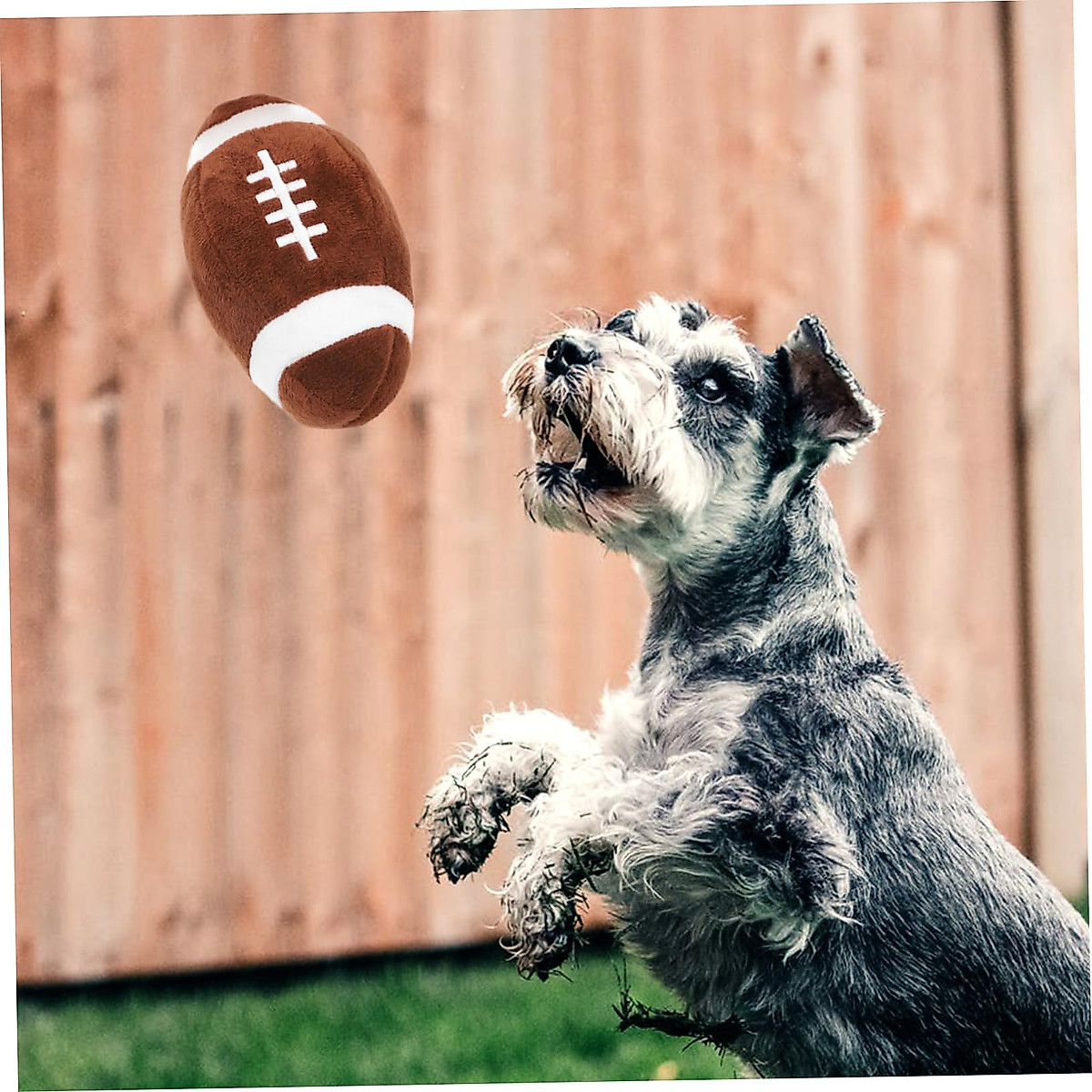 FOMIYES Pet Ball Toy Puppy Chew Toys Puppy Dental Chew Toys Dog Teething Toy Dog Rugby Ball Toy Dog Squeaky Balls Dog Bite Toys Dog Molar Toy Interactive Dog Toys Small Dog Plush Tennis