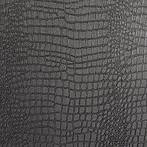 Zeeko 17.3 X 394 Crocodile Textured Wallpaper Black Peel and Stick Wallpaper - Easy Install & Removable Contact Paper for Cabinet, Bedroom & More