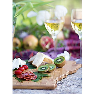 Totally Bamboo New Jersey State Shaped Bamboo Serving & Cutting Board