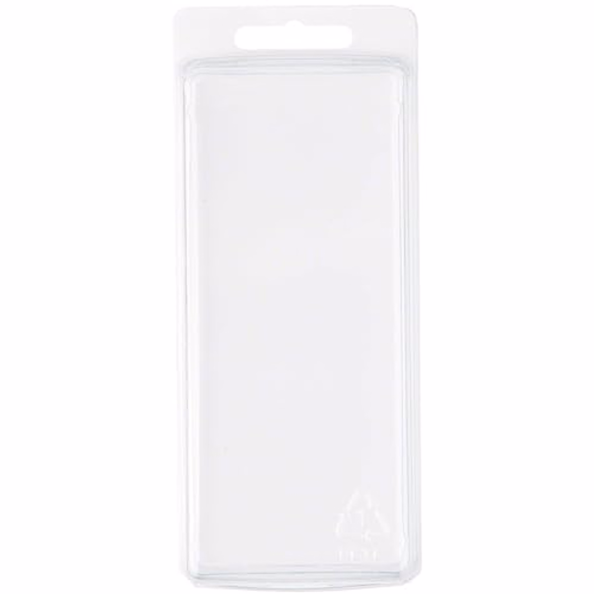Collecting Warehouse Clear Plastic Clamshell Package / Storage Container, 5.375" H x 2.25" W x 1.25" D, Pack of 10