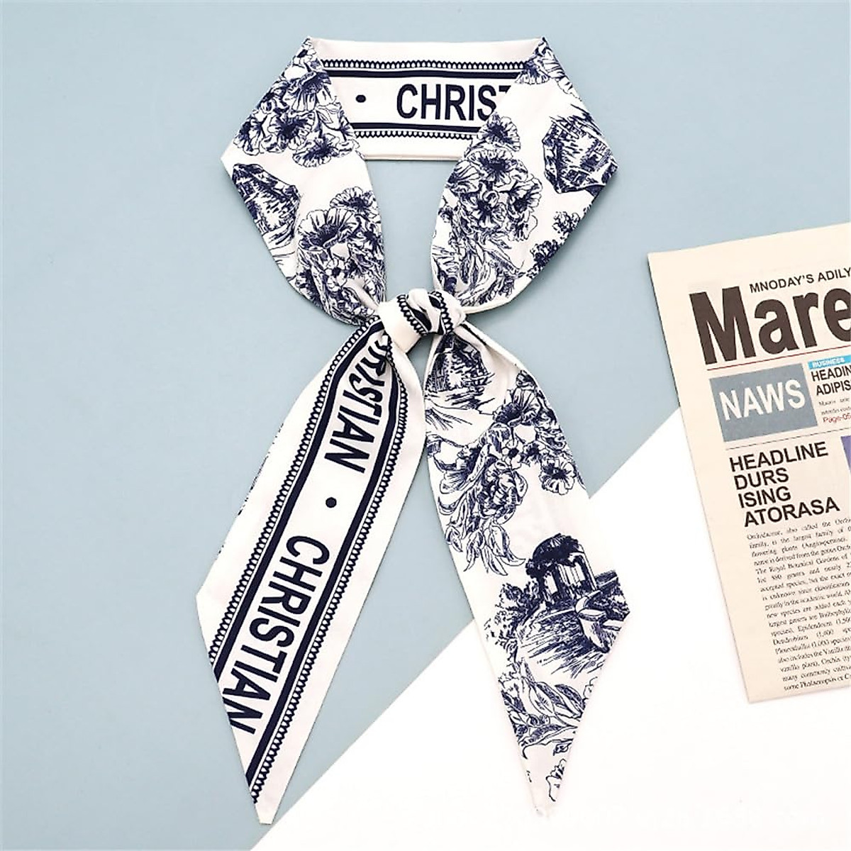 QTMY 3 Pack Purse Scarf for Bags Silk Head Scarf for Hair Handbag Women Scarfs Band Hair Neck Scarves Fashion Gifts,97