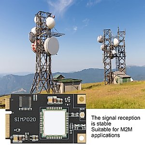 Yoidesu PCI‑E Module, PCI‑E 7020G Module Card SIM7020G Chip DIY Programming Module with LTE Antenna for LILYGO®TTGO T‑PCIE M2M Applications