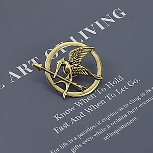 LACKINGONE The Katniss Everdeen Cosplay Prop Rep Mockingjay Pin Brooch Badge (Brooch Badge)