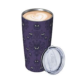 Haunted Mansion 20oz Tumbler Stainless Steel Vacuum Insulated Double Wall Travel Tumbler, Durable Insulated Coffee Mug, Thermal Cup With Lid and Straw for Hot & Cold Drinks