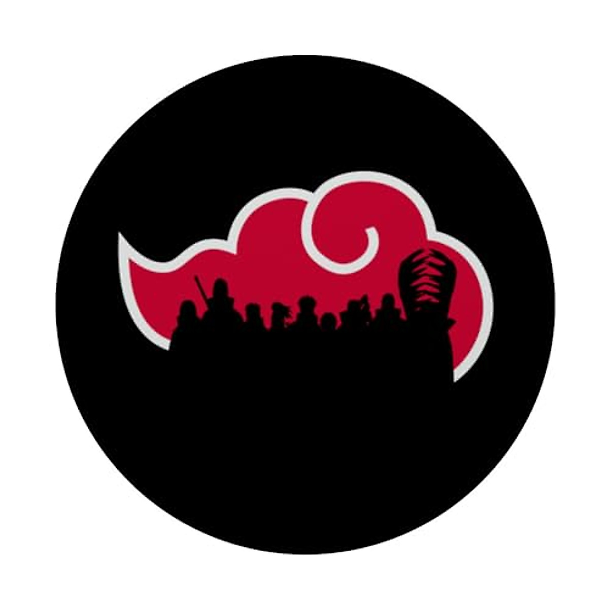 Naruto Shippuden Akatsuki Silhouette PopSockets Standard PopGrip