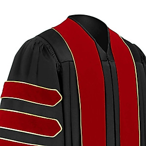 Gradwear Doctor of Theology Doctoral Gown - Academic Regalia (5'9"-5'11")