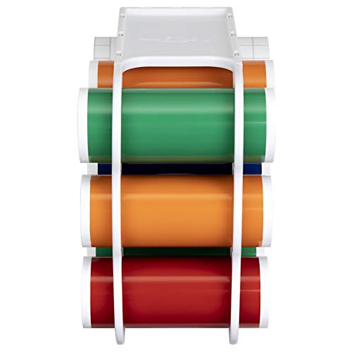 ArtBin 6866AG Mini Vinyl Storage Rack, Organizer up to 9 (5.5") Vinyl Rolls, White, 1 Rack