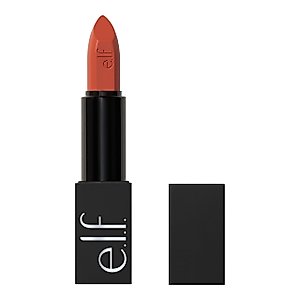 e.l.f. O Face Satin Lipstick, Richly Pigmented, Nourishing & Long-Lasting Creamy Lipstick, Infused With Jojoba, Vegan & Cruelty-Free, Vocal