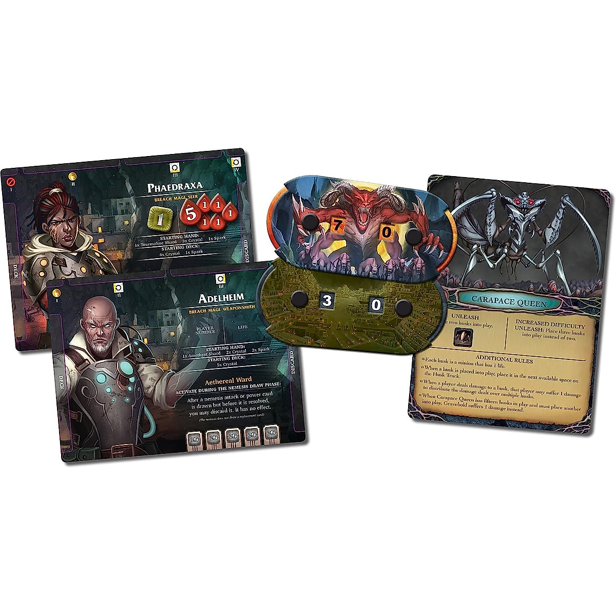 Aeon's End 2e - Cooperative Deck Building Card Game for Game Night, 1 – 4 Players Teens, 14+ and Adults - Science Fiction & Fantasy Strategy Board Game - 60 Min Play Time - Indie Boards and Cards
