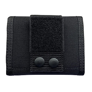 Dotacty Duty Belt Gloves Pouch Latex Disposable Glove Holder Carrier Folded Pockets Police Law Enforcement Officer Security Firefighter EMS EMT Paramedic First Responders Nylon Bag Hook Loop Closure