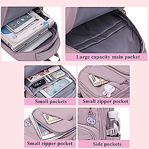 Rolling Backpack for Girls Trolley BookBag with Wheels Elementary and Middle School Luggage Travel Bag