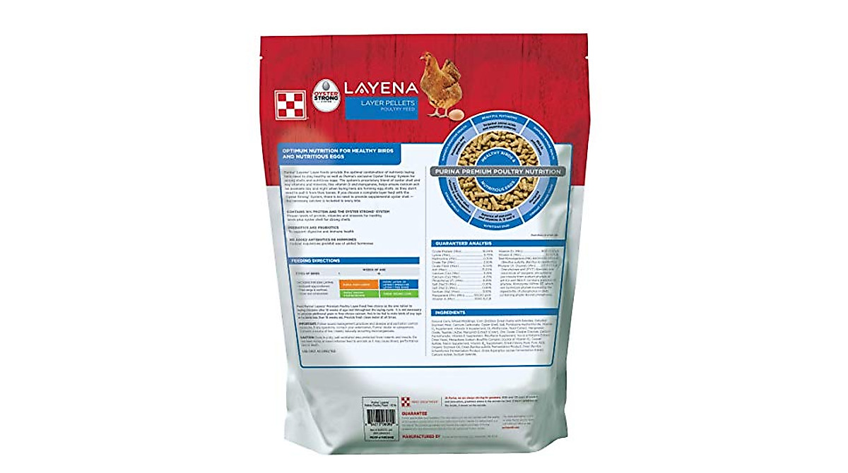 Purina Layena Layer Feed Pellets for Healthy Eggs | 10 lb