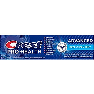 Crest Pro-Health Advanced Deep Clean Mint Toothpaste, 5.1 oz,