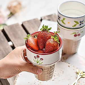 KALWEL,Dessert Bowls,Trifle Bowl,Ice Cream Bowls,Vasitos Para Postres,Mini Dessert Cup,Dessert Shooter Cups,240ml,Suitable For Desserts, Snacks, Salads, Puddings, Cocktails, Fruit Holiday Party