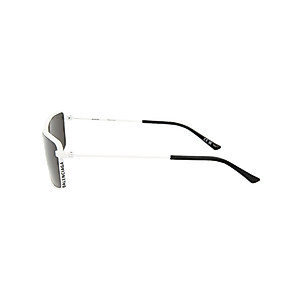 Balenciaga Square/Rectangle Sunglasses White White Grey Luxury Eyewear Made In Italy Metal Frame Designer Fashion for Everyday Luxury