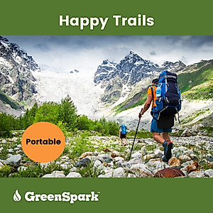 GreenSpark Firesticks Fire Starters for Fire Pit, Campfire, FireplaceBBQ Grill, Wood & Pellet Stove, Camping, Survival Safety Kit, Fast Lighting, Long Burn, Waterproof, Indoor Outdoor Use (48 Count)