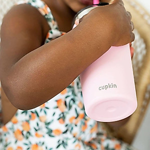 CUPKIN Stainless Steel Insulated Tumbler with Lid and Straw, 20 oz Water Bottle & Straw, Stainless Steel Cups, Travel Coffee Mug for Adults, Iced Coffee Cup with Lid, Tumbler for Travel