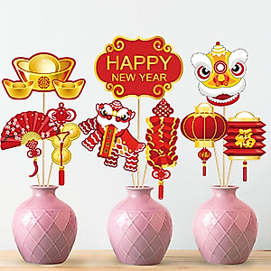 Year of Rabbits Garland 2023 Chinese New Year Flag Banner Happy New Year Decoration China Party Spring Chinese New Year Banners Garland (rabbits)