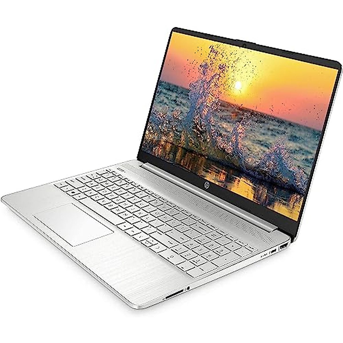HP 15.6 Inch Business Laptop, AMD Ryzen 7 5700U, Windows 11 Pro, 32GB RAM, 1TB SSD, Full-Size Keyboard, WiFi 6, Bluetooth, Silver, PCM