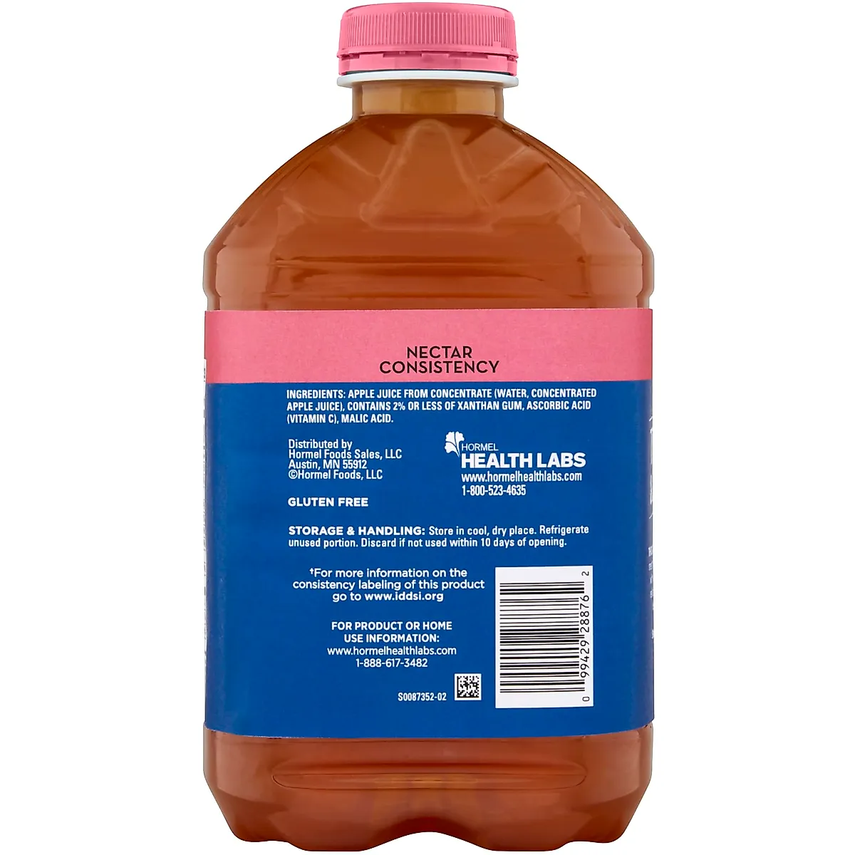 Thick & Easy Clear Thickened Apple Juice Flavored Drink, Nectar Consistency, 46 fl oz with By The Cup Coasters