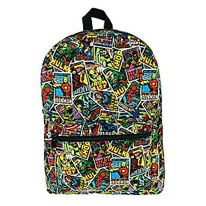 KBNL Marvel Deluxe All Over Print Backpack - 64965, Multicolor