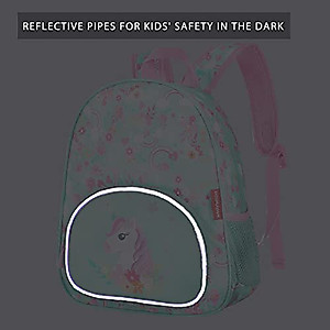 Daaupus 12-Inch Preschool Backpack for Girls, Kids Backpack for Boys & Girls, Perfect for Daycare and Preschool, Age 2-5 Years