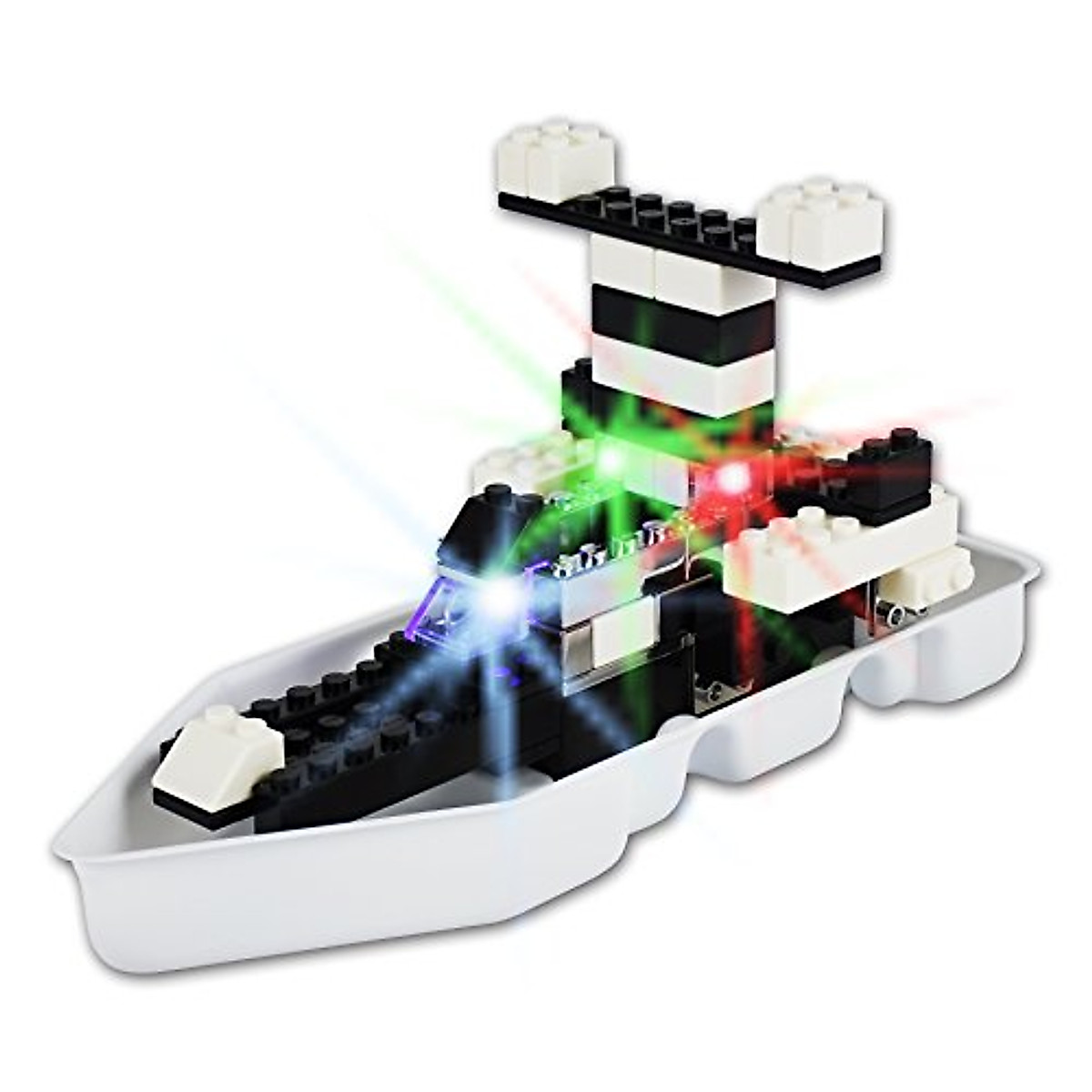 E-Blox Stories Blox Builder - The Island LED Light-Up Building Blocks Stories Toy Set for Kids Ages 8+