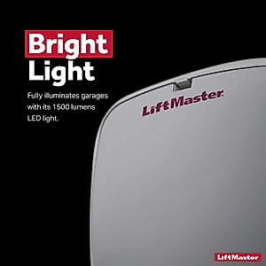 LiftMaster 827LM Ceiling or Wall Mounted MyQ Remote 1500 Lumens LED Garage Light with Timer-to-Close