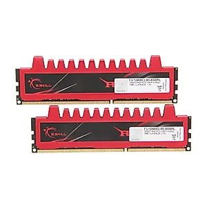 G.SKILL Ripjaws Series 8GB (2 x 4GB) 240-Pin DDR3 SDRAM DDR3 1600 (PC3 12800) Desktop Memory Model (F3-12800CL9D-8GBRL)