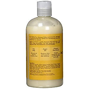 SHEA MOISTURE Raw Shea Butter Moisture Retention Shampoo, 13 Ounce