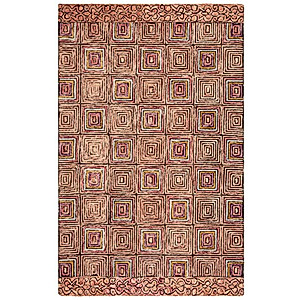 SAFAVIEH Aspen Collection 6' x 9' Pink / Blue APN285U Handmade Boho Wool Area Rug