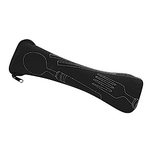Bluelanss Portable Tableware Zipper Bag Outdoor Travel Camping Cutlery Pouch Storage Bag for Knife, Fork, Spoon, Tea Spoon, Chopsticks, Bottle Opener Black