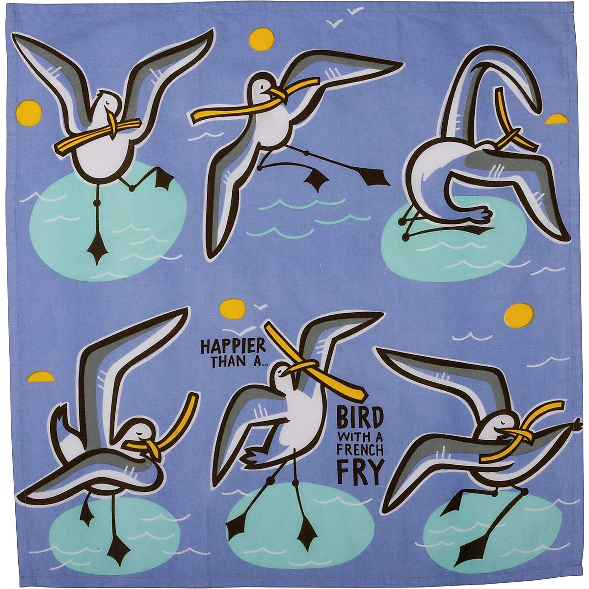 Kitchen Towel - Happier Than A Bird With A Fry