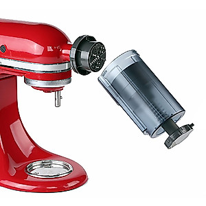 Ice Shaver Attachment for KitchenAid Stand Mixer- Efficient Shaved Ice Maker, High Production Shave Ice Machines Ice Cream Maker, Essential Mixer Parts with 8 Molds - By Aooaid