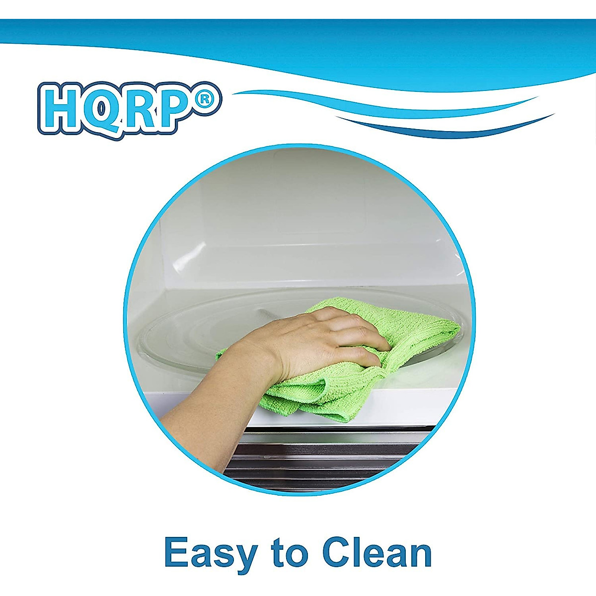 HQRP 13 1/2" Glass Turntable Tray compatible with Panasonic F06015Q00AP 30QBP4119 TJF06015Q00AP NN-G463MF NN-G464WF NN-S443BF NN-SA651S NN-SD691S Microwave Oven Cooking Plate 13.5-inch 340mm