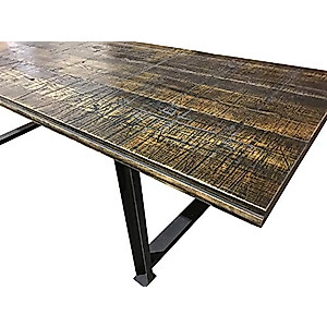 Reclaimed train wood Dining Table, Shabby Chic Dining Table
