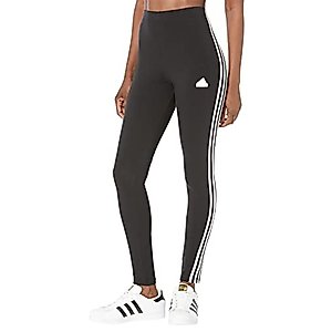 adidas Women's Future Icon Three Stripes Leggings, Black, Small