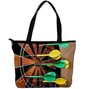 Purses for Women, Tote Bag, Handbags for Women, The Tote Bag, Darts Color Board pattern